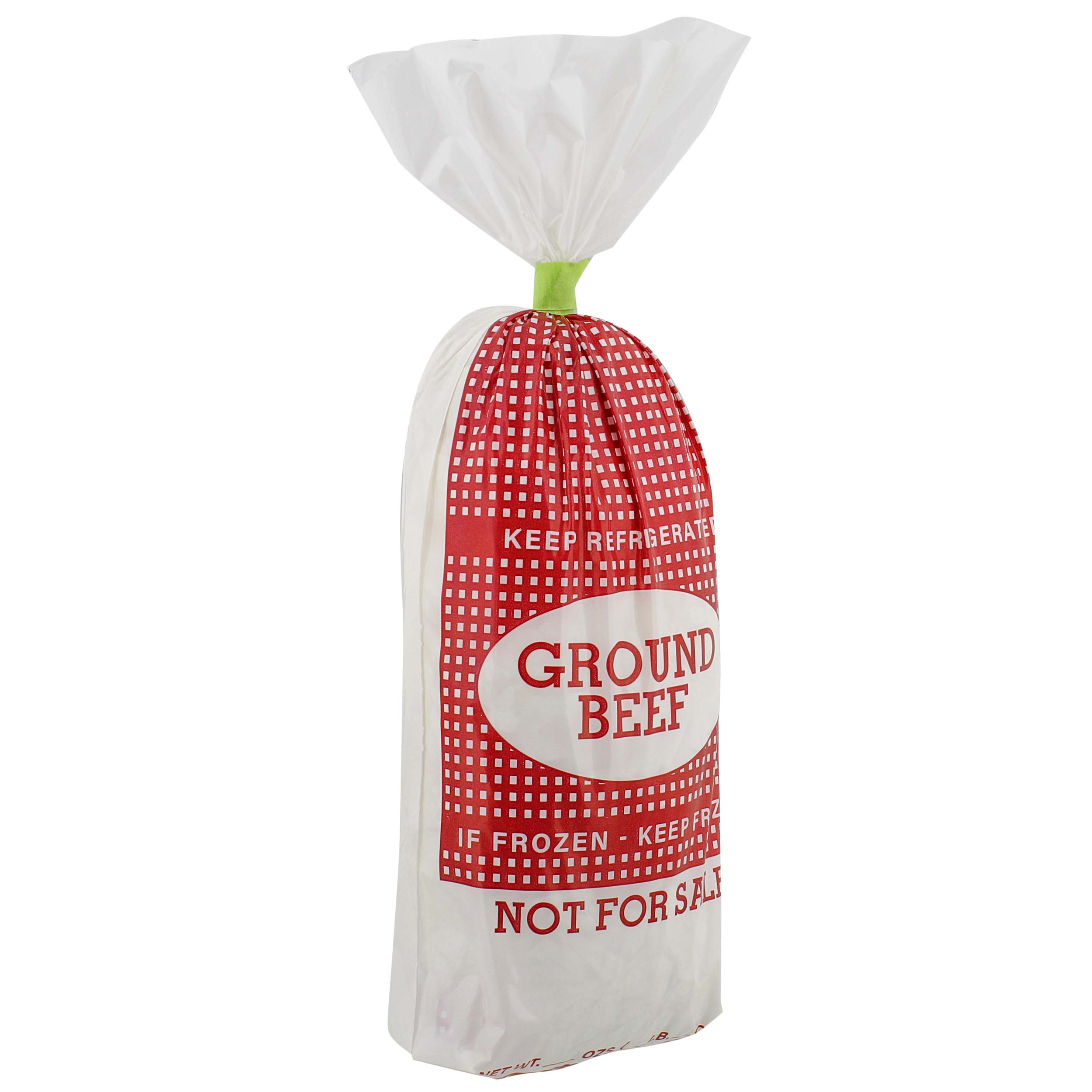 Lot45 Ground Hamburger Bags 1lb - 1000pk Red Ground Beef Processing ...