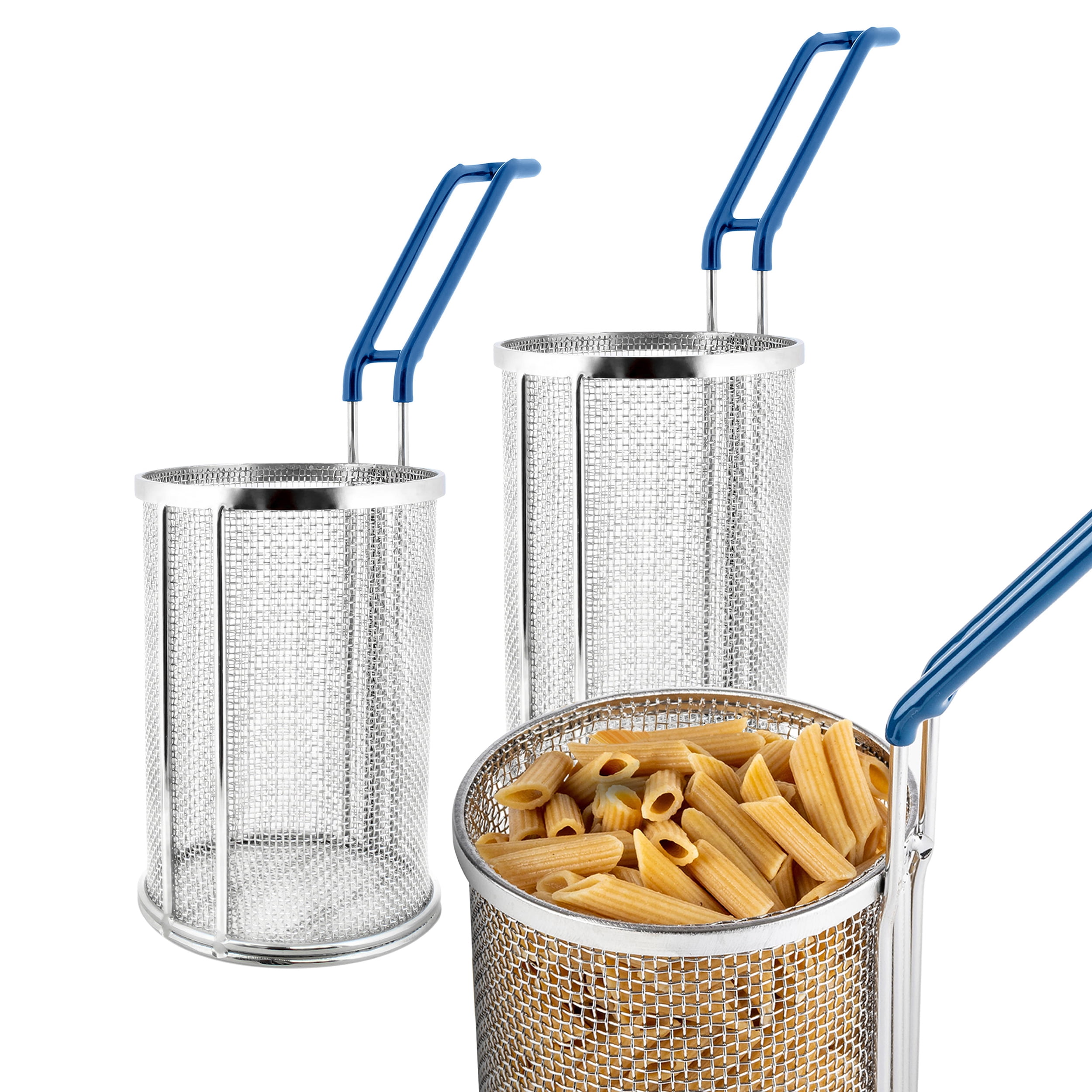 Lot45 Kitchen Strainer Basket 2pk - Stainless Steel Spaghetti and Pho ...
