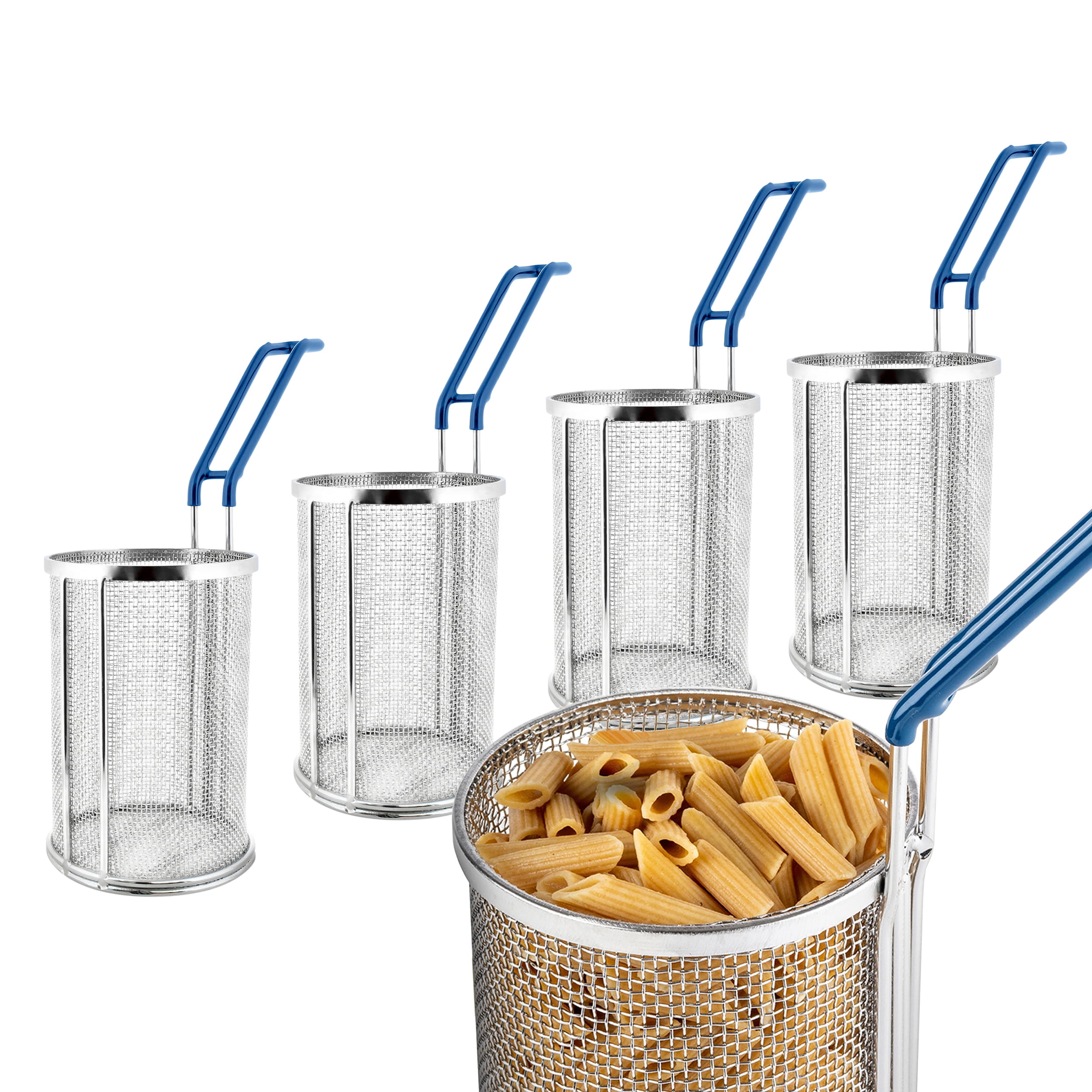 Lot45 Kitchen Strainer Basket 4pk - Stainless Steel Spaghetti and Pho ...