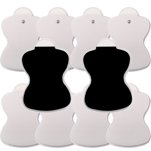 LotFancy 10 Pcs TENS Unit Replacement Pads for Omron Standard Long Life ...