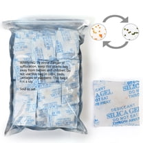 Dry & Dry 3 Gram[100 Packets] Food & Pharmaceutical Safe Silica Gel ...