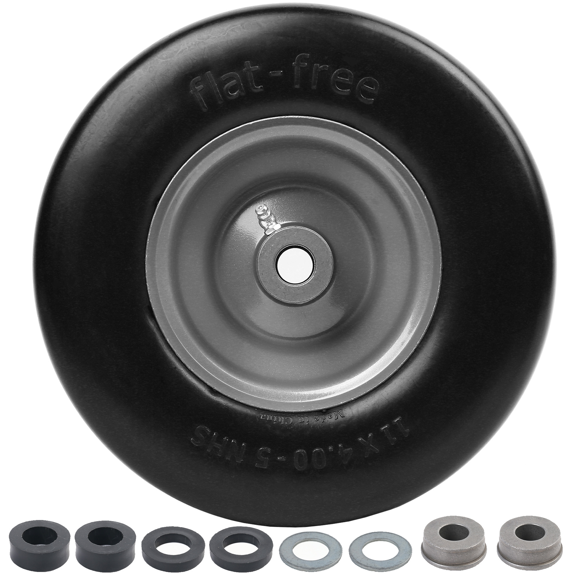 ALEKO WBNF16 Flat Free Replacement Wheel for Wheelbarrow, 16" No Flat ...