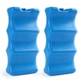 LotFancy, Ice Packs for Coolers, 8.4x3.9x2 inch, Reusable Contoured ...