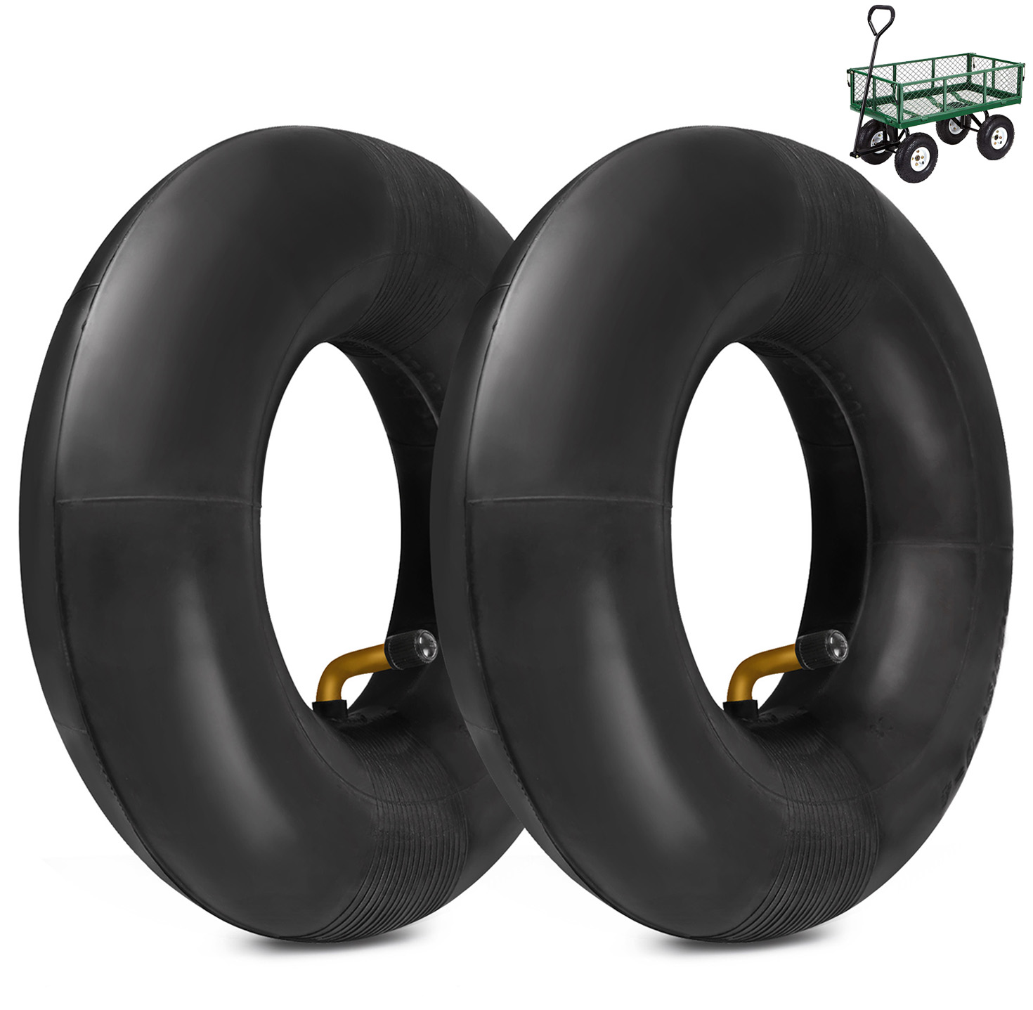 Wheelbarrow Inner Tube 3.50-8 Heavy Duty Rubber Inner Tube Replacement ...