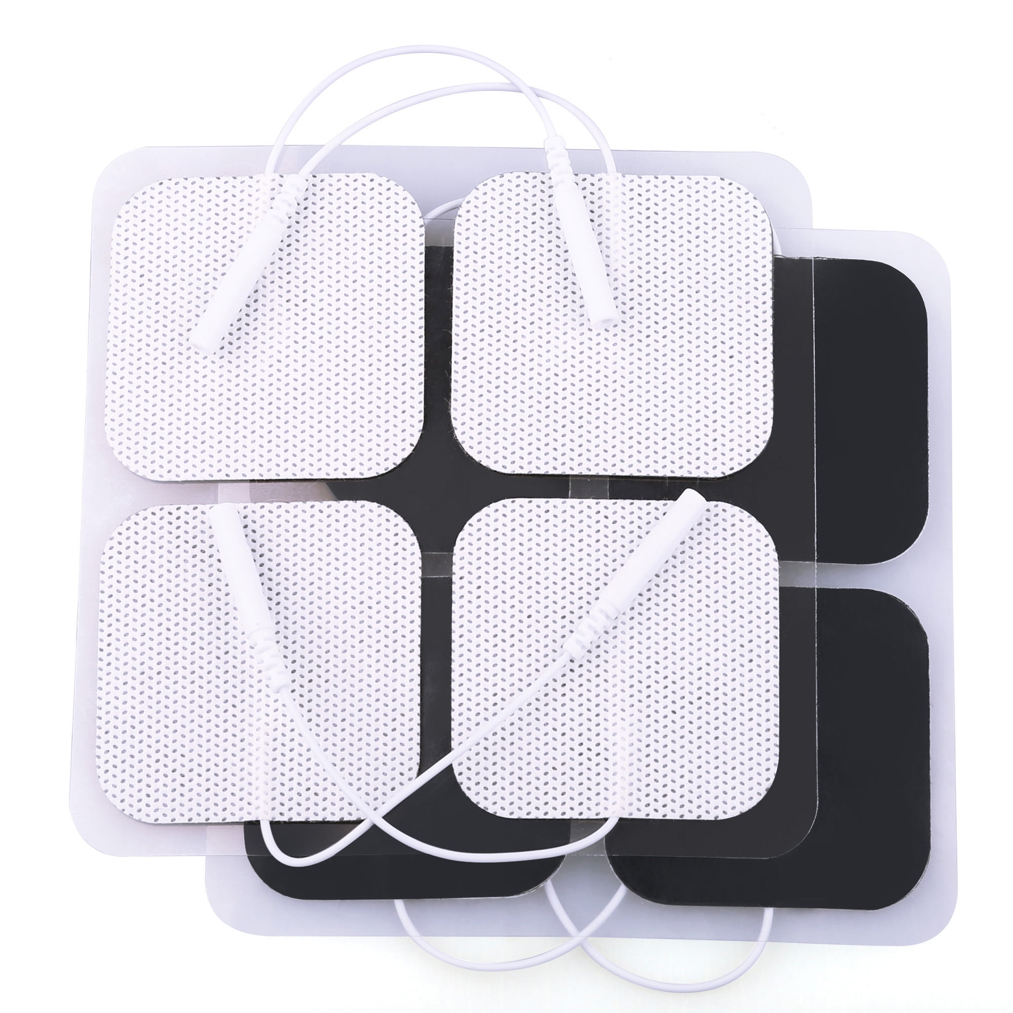 LotFancy 40pc TENS Unit Electrode Pads for TENS EMS Massage - Universal ...