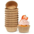 LotFancy, Mini Cupcake Liners, 500Pcs, Brown for baking - Walmart.com