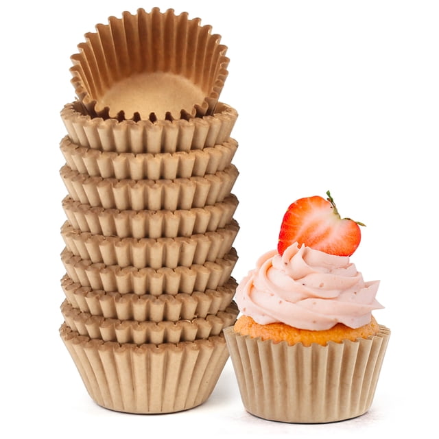 LotFancy 500Pcs Oven Safe Mini Cupcake Liners, Muffin Baking Cup, Small ...