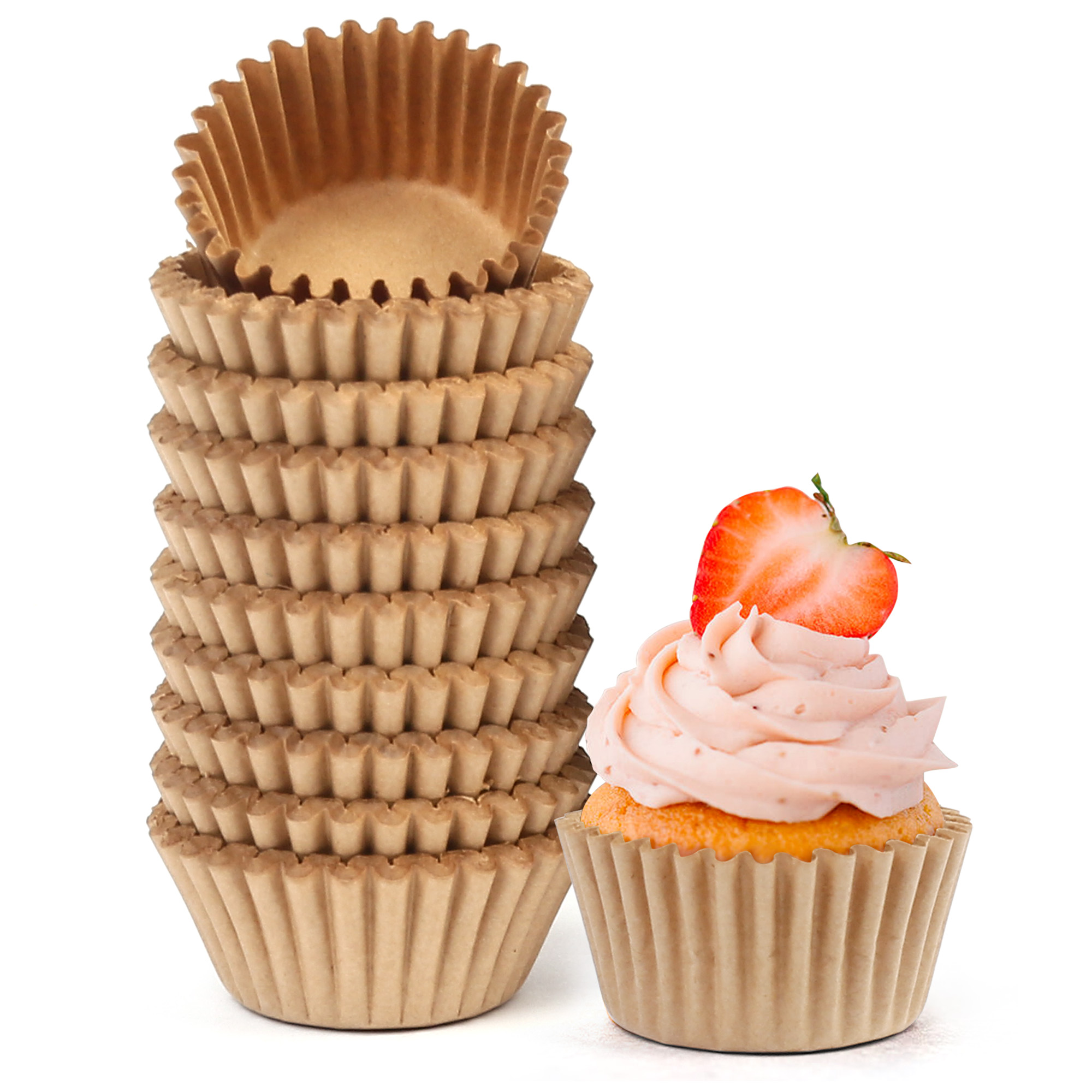 Great Value Mini Cupcake Liners, White, 100 Count - Walmart.com