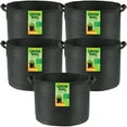 LotFancy 20 Gallon Grow Bags Nonwoven Fabric Plant Pots Vegetable ...