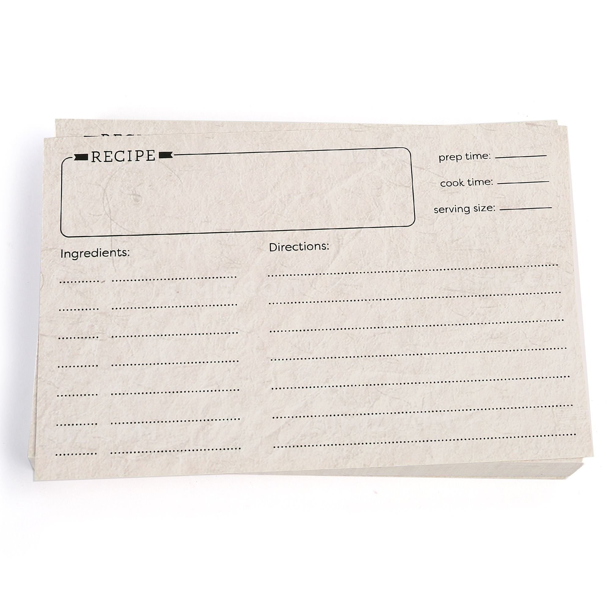 LotFancy Plain Note Recipe Cards, 60 Count, 4x6 Inch, Double Sided ...