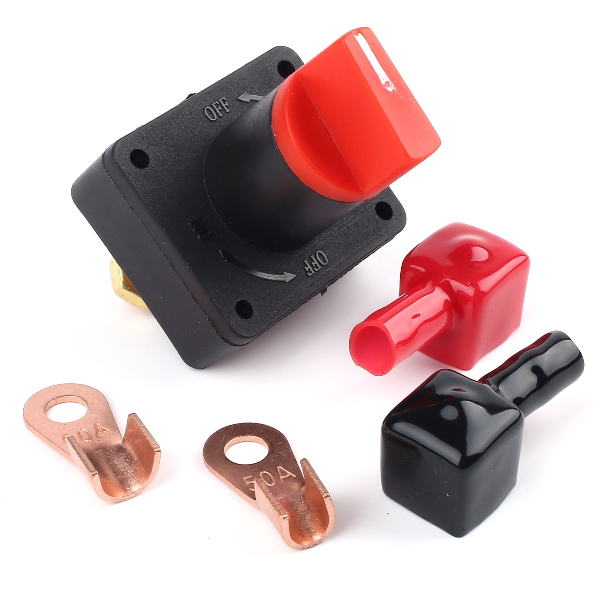 LotFancy Battery Switch for Car Van Truck Boat Battery Power Disconnect ...