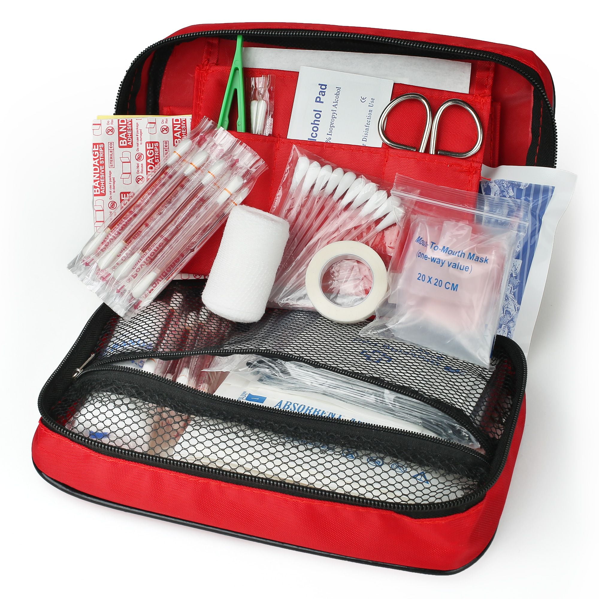 LotFancy Big First Aid Kit, 130Pcs First Aid Supplies for Home, Car ...