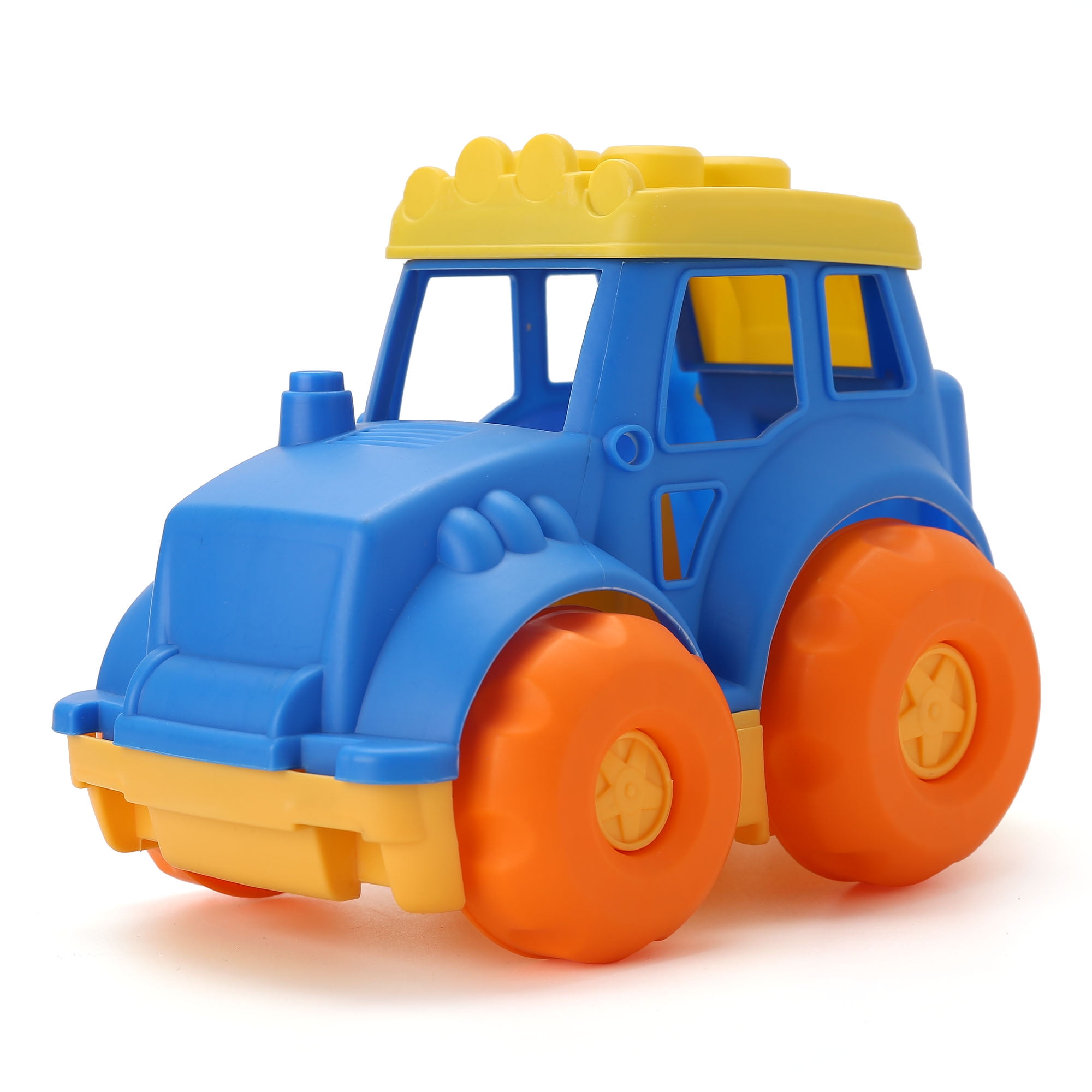 LotFancy Dump Truck Toy for Kids, 9 in Small Plastic Sand Truck, Play ...