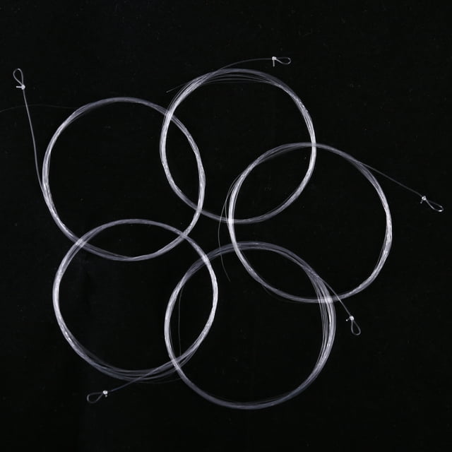 LotFancy Fly Fishing Tapered Leader with Loop, 5 Fly Line Leaders 9ft ...