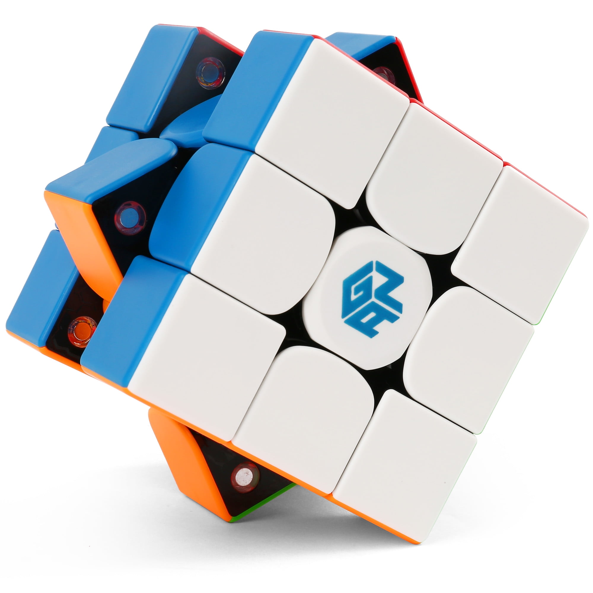 LotFancy Fast Rubik's 3x3 Speed Cube, Stickerless Gans 356X v2 Magic ...