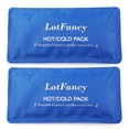 LotFancy Hot Cold Packs for First Aid, Reusable Gel Ice Packs for ...