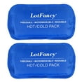 LotFancy Ice Pack for Injuries, 2 Pcs Reusable Hot Cold Gel Pack for ...