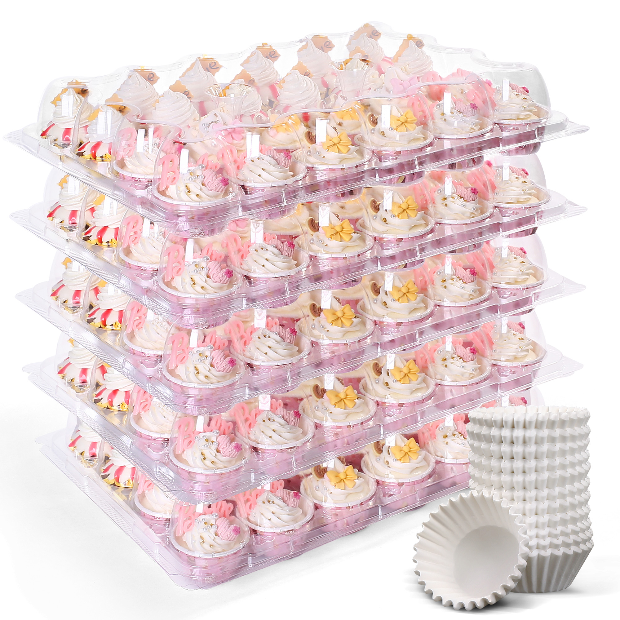 Wilton Mini Cupcake Liners, White, 350 Ct - Walmart.com