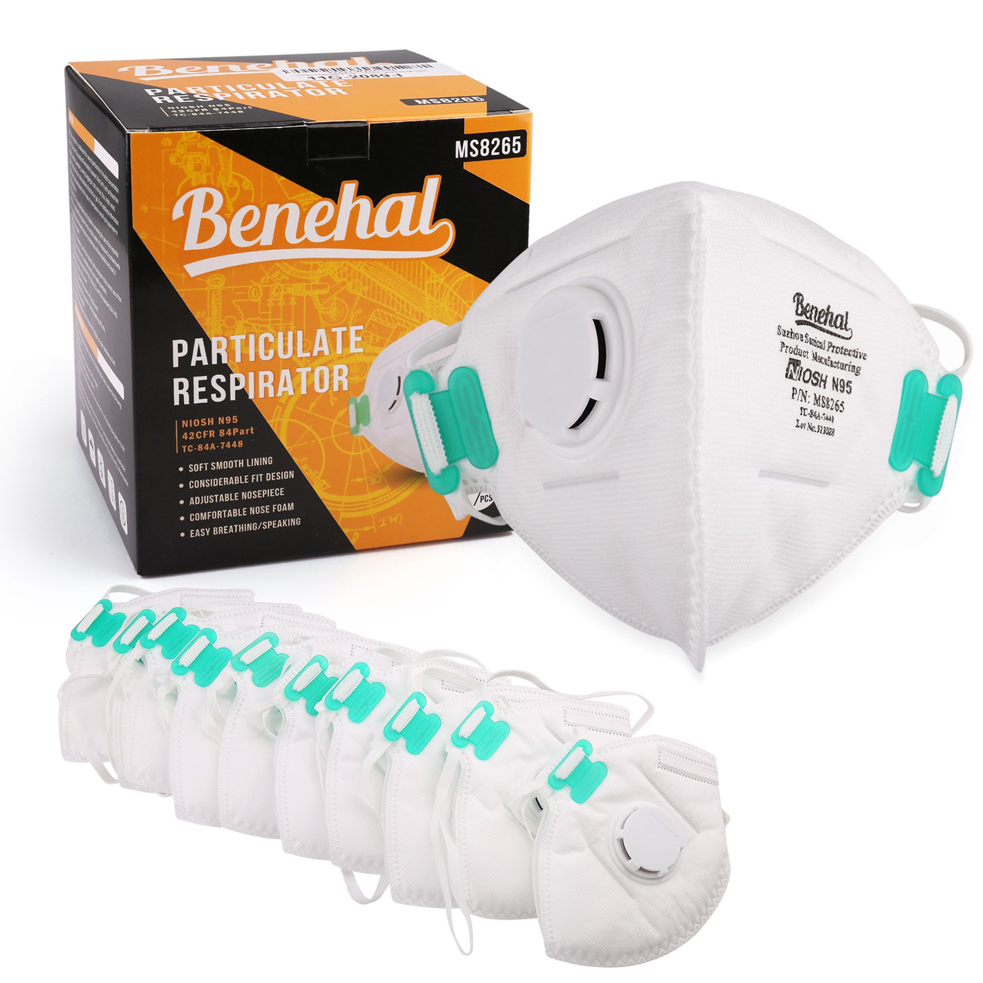 ProGuard, PGD7300B, Disposable Nontoxic Dust Mask, 50 / Box, White ...