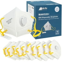 Airwave Disposable Respirator,M/L,P100,PK5 4400P100 - Walmart.com