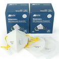 LotFancy N95 Respirator w/ Valve, 20PCs Disposable Safety Face Masks ...