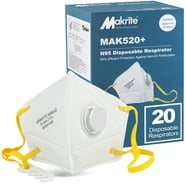 3M N95 NIOSH Small Dust Face Respiratory Particulate Respirators, 10 ...