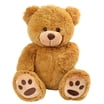 MorisMos Jumbo Fluffy 4ft Giant Pink Teddy Bear Stuffed Animal, Big ...