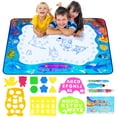 LotFancy Water Doodle Mat 40x32 inches Large Water Painting Mat with ...