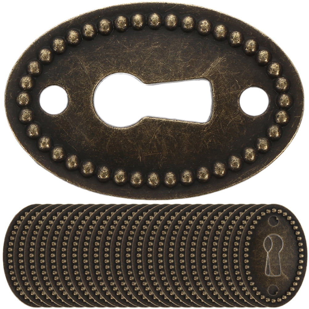 Lotatory 24pcs Keyhole Cover Plate Antique Dresser Furniture Decor ...