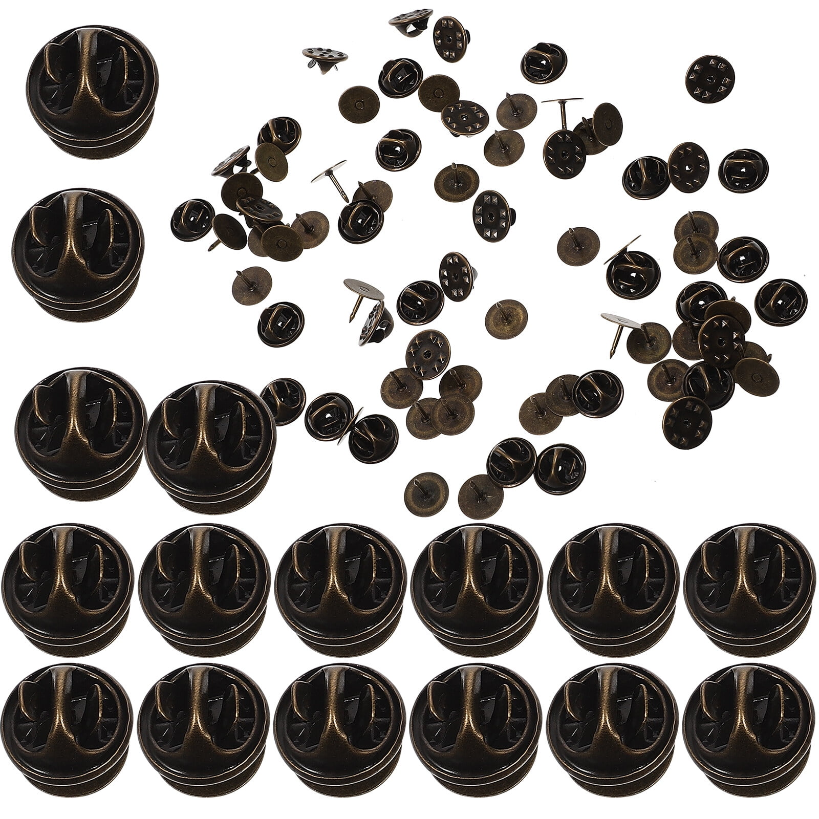 Lotatory 50 sets of Pin Back Clutch Pin Back Locking Pin Locking Back ...