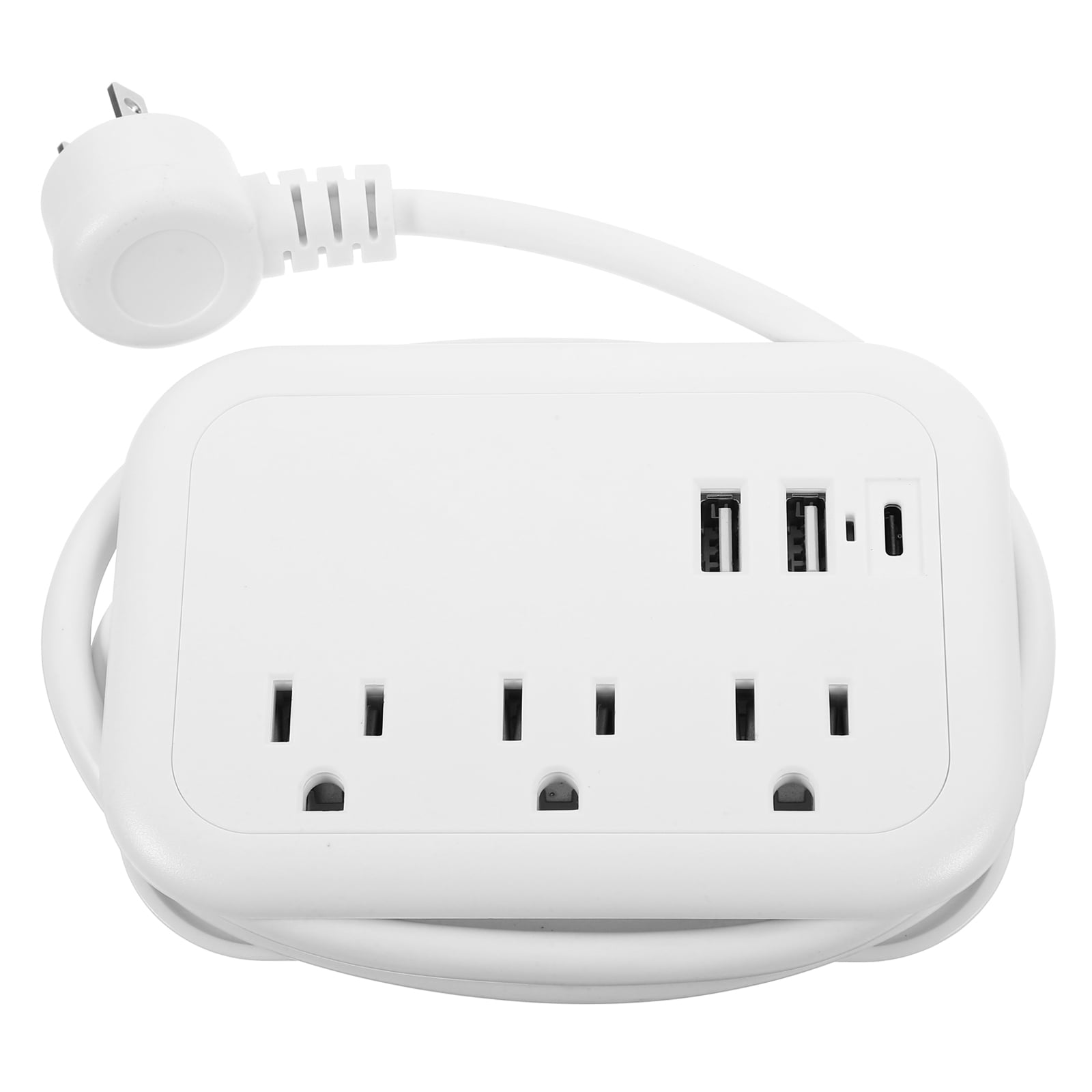 GARVALON Power Strip Modern Space Saving Design Fast Charging Surge ...