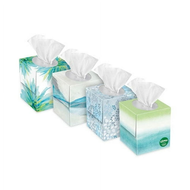 Lotion Facial Tissue, 3-Ply, White, 60 Sheets/Box, 27 Boxes/Carton ...