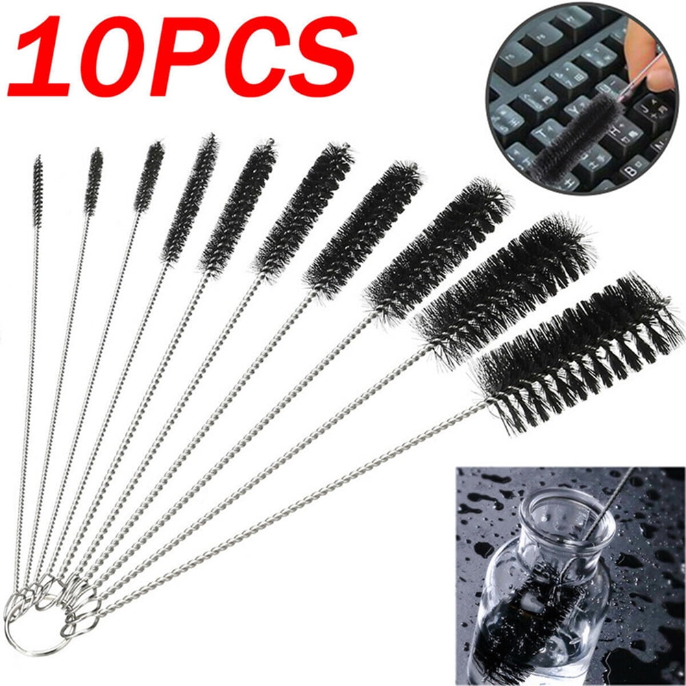 Lotpreco 8.2 Inches Nylon Tube Brush Set, Nylon Bottle Cleaning Brush ...