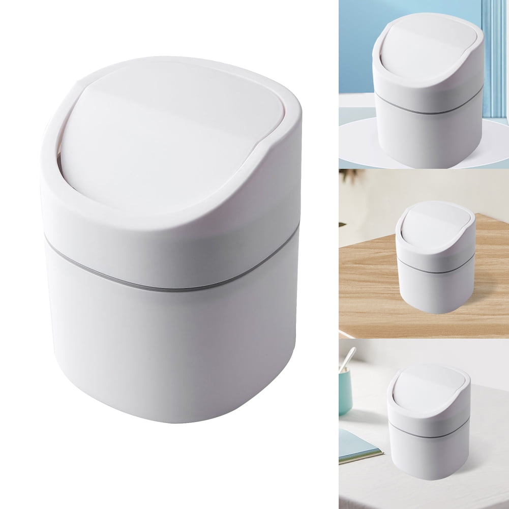 Lotpreco Mini Rubbish Can Nordic Style Desktop Garbage Bin Office ...