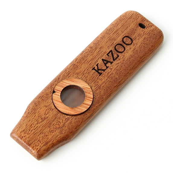 Lotpreco Wood KAZOO with Five Membrane Flute Diaphragm Mouth Kazoos ...