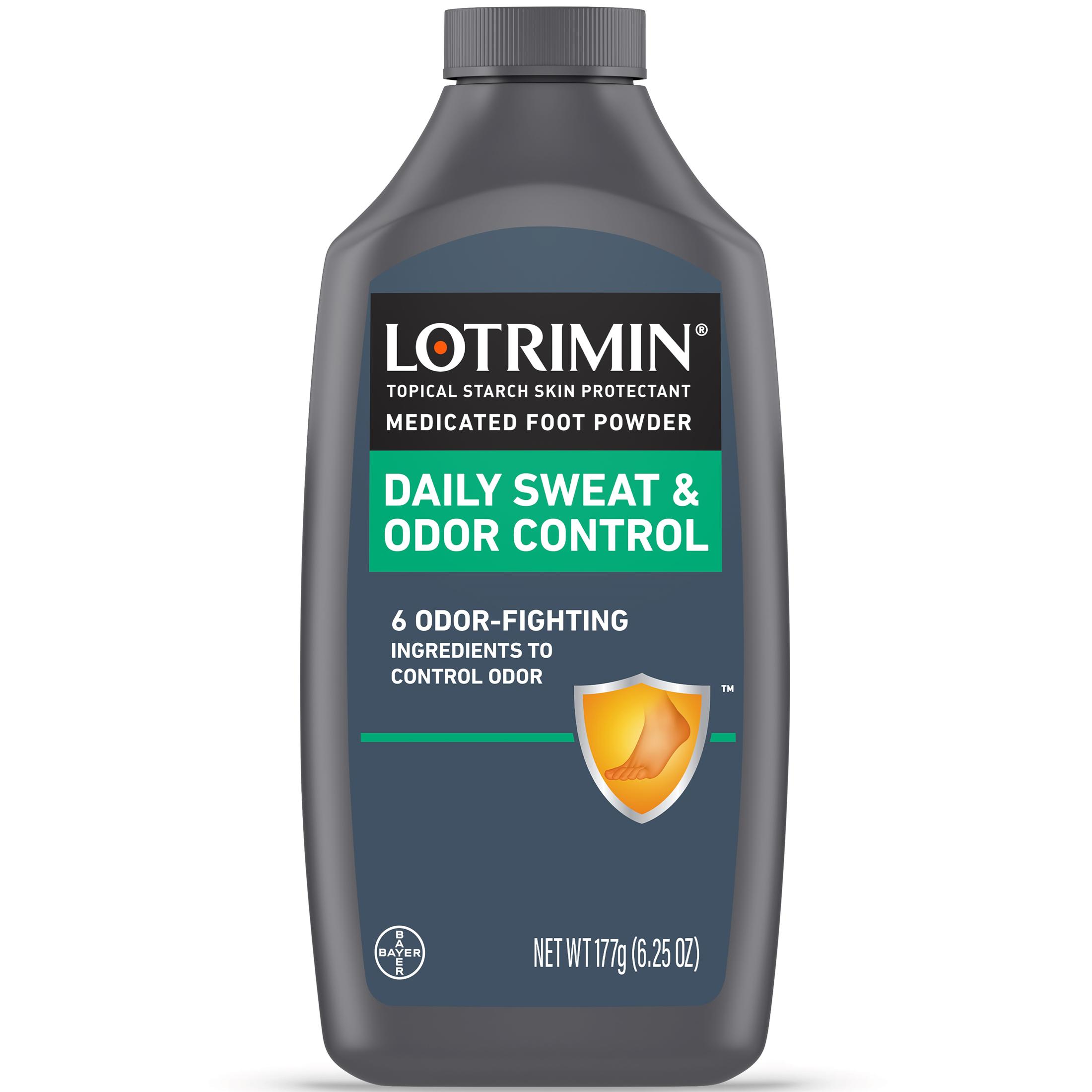 Lotrimin Athlete's Foot Daily Prevention Medicated Foot Powder, 3 oz ...