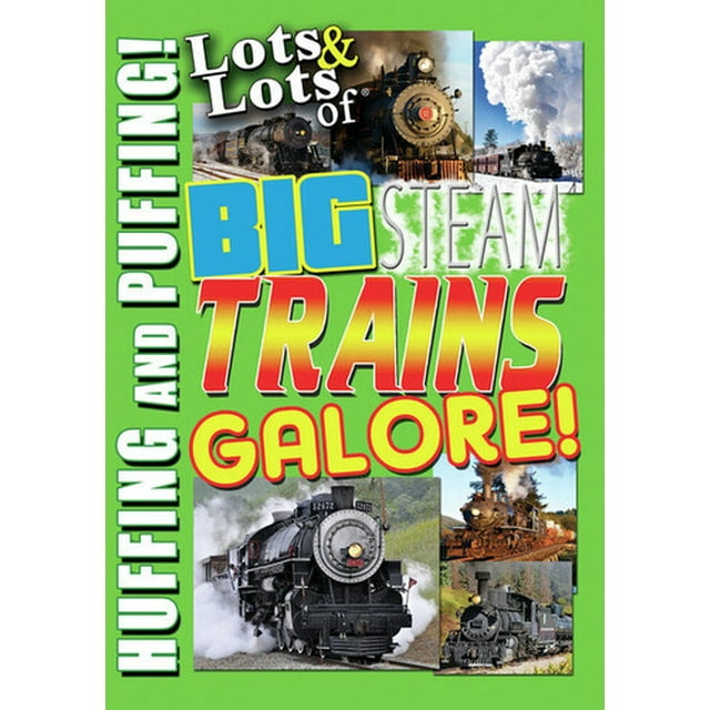 Lots And Lots Of Big Steam Trains Galore (DVD), Marshall Publishing ...