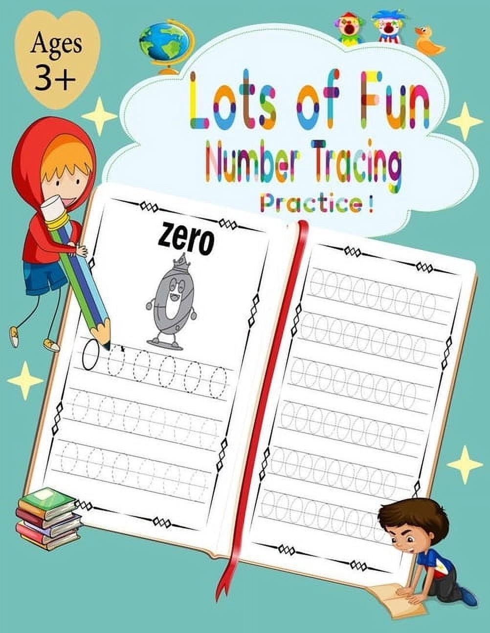 Lots of Fun Number Tracing Practice!: learn numbers 0 to 20, Number ...