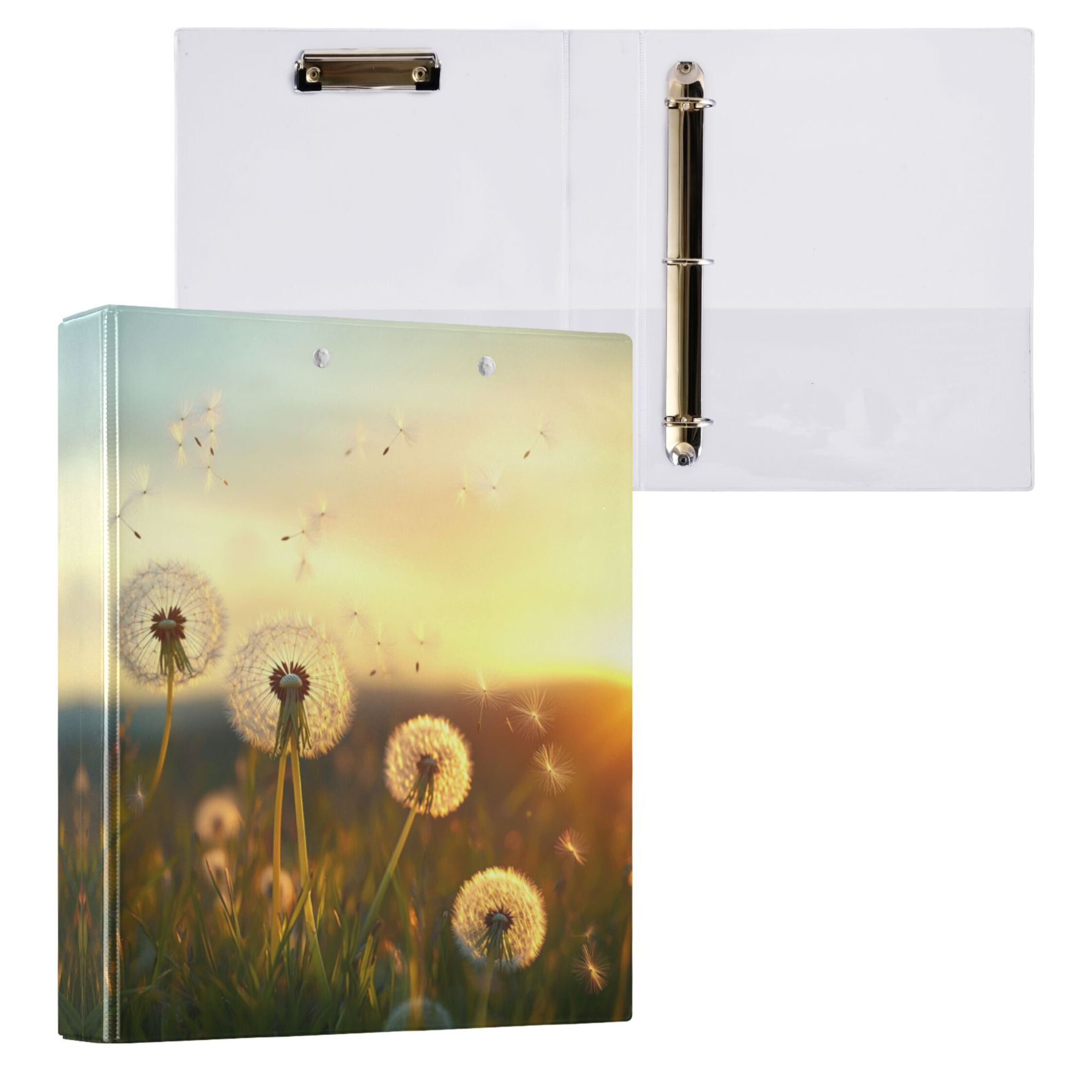 Lots Of Dandelions 3 Ring Hardcover Binders 1.5in Round Rings for ...