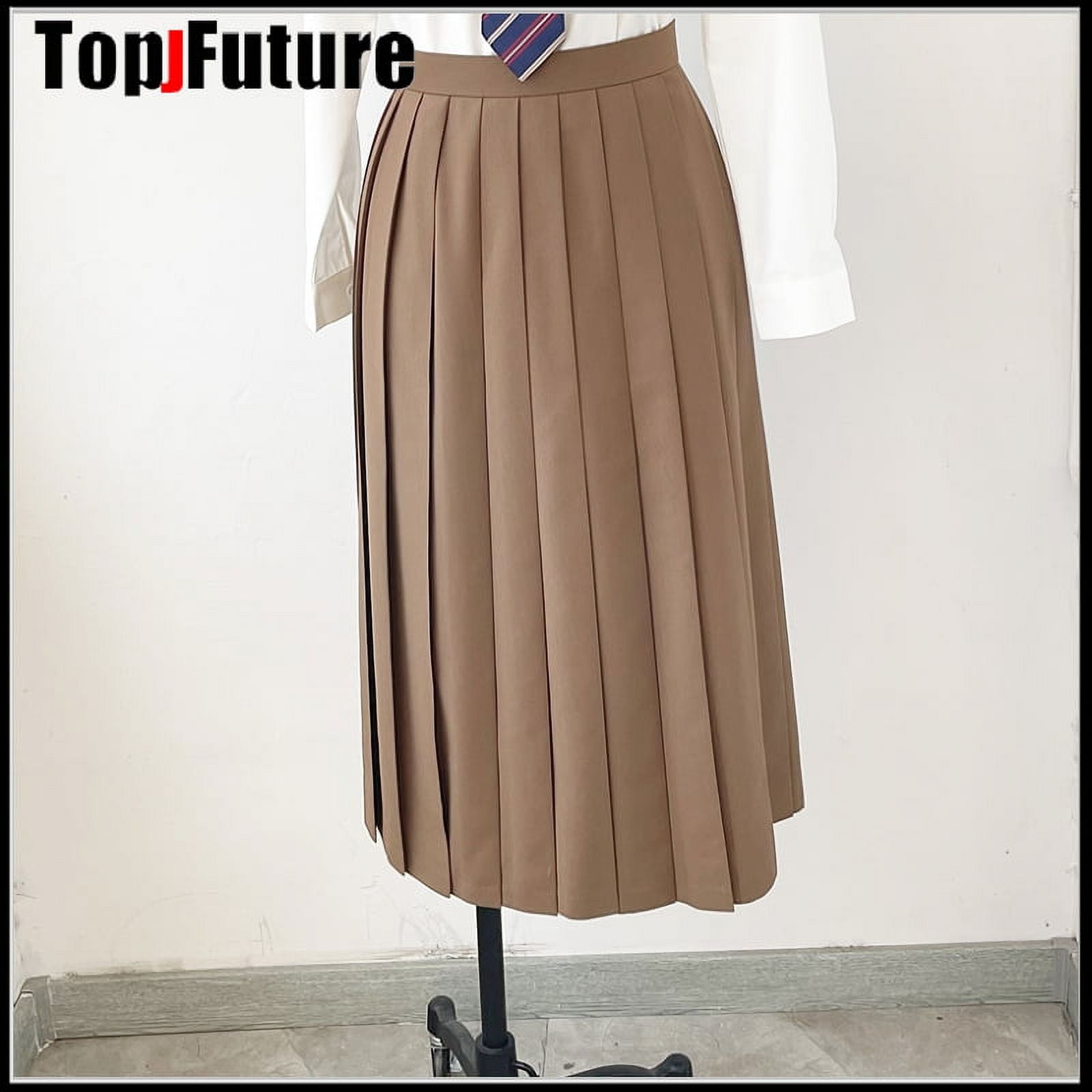 Lots color SUPER LONG School Uniforms women Pleated JK Suit Bad Girl ...