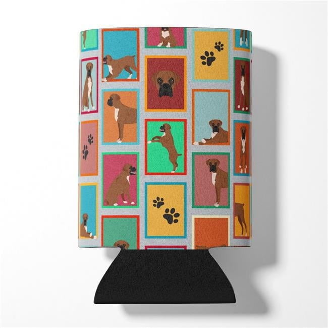 Lots of Black Face Boxer Can or Bottle Hugger 3 in x 5 in - Walmart.com