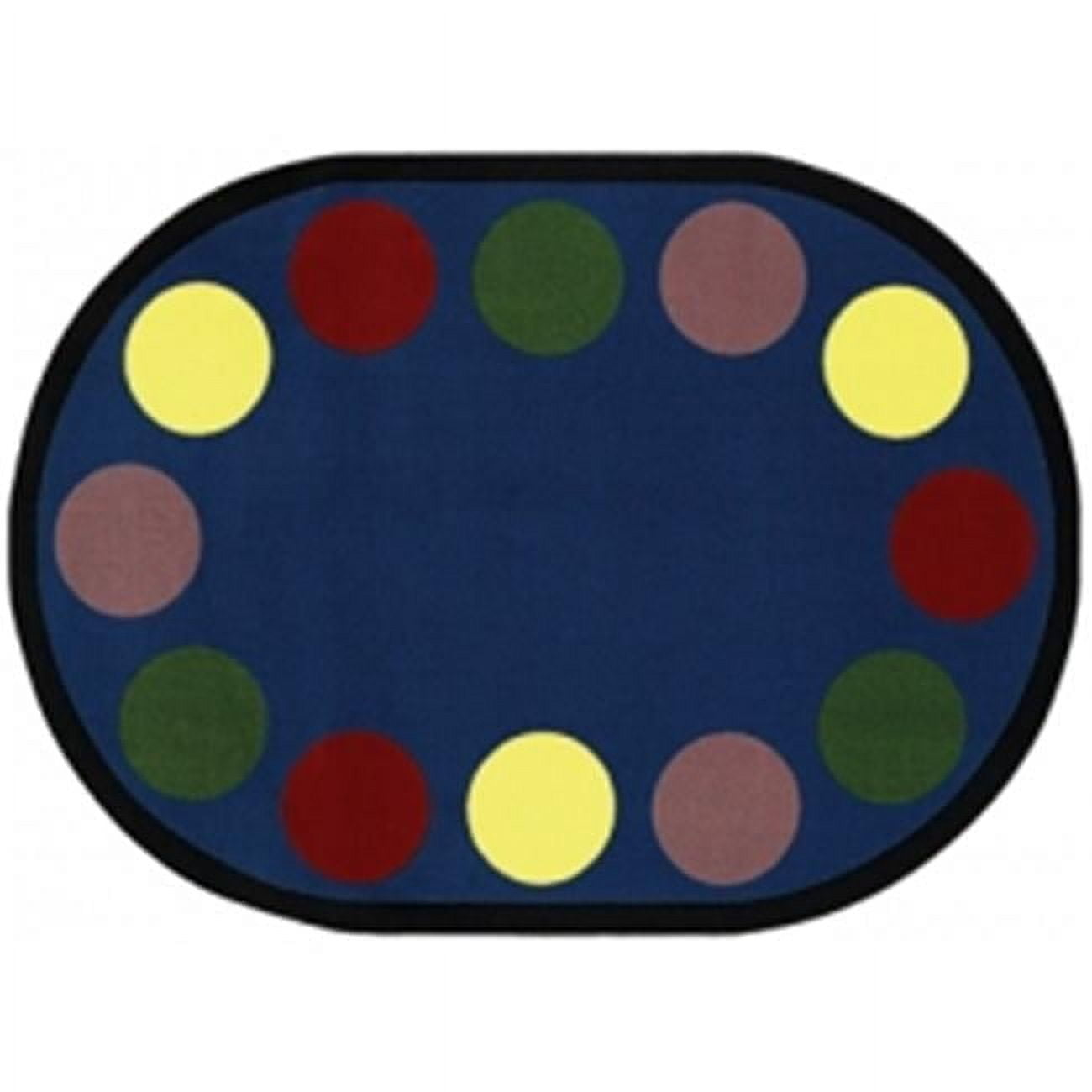 Lots of Dots Rug - Earthtone - 5 ft. 4 in. x 7 ft. 8 in. - Walmart.com