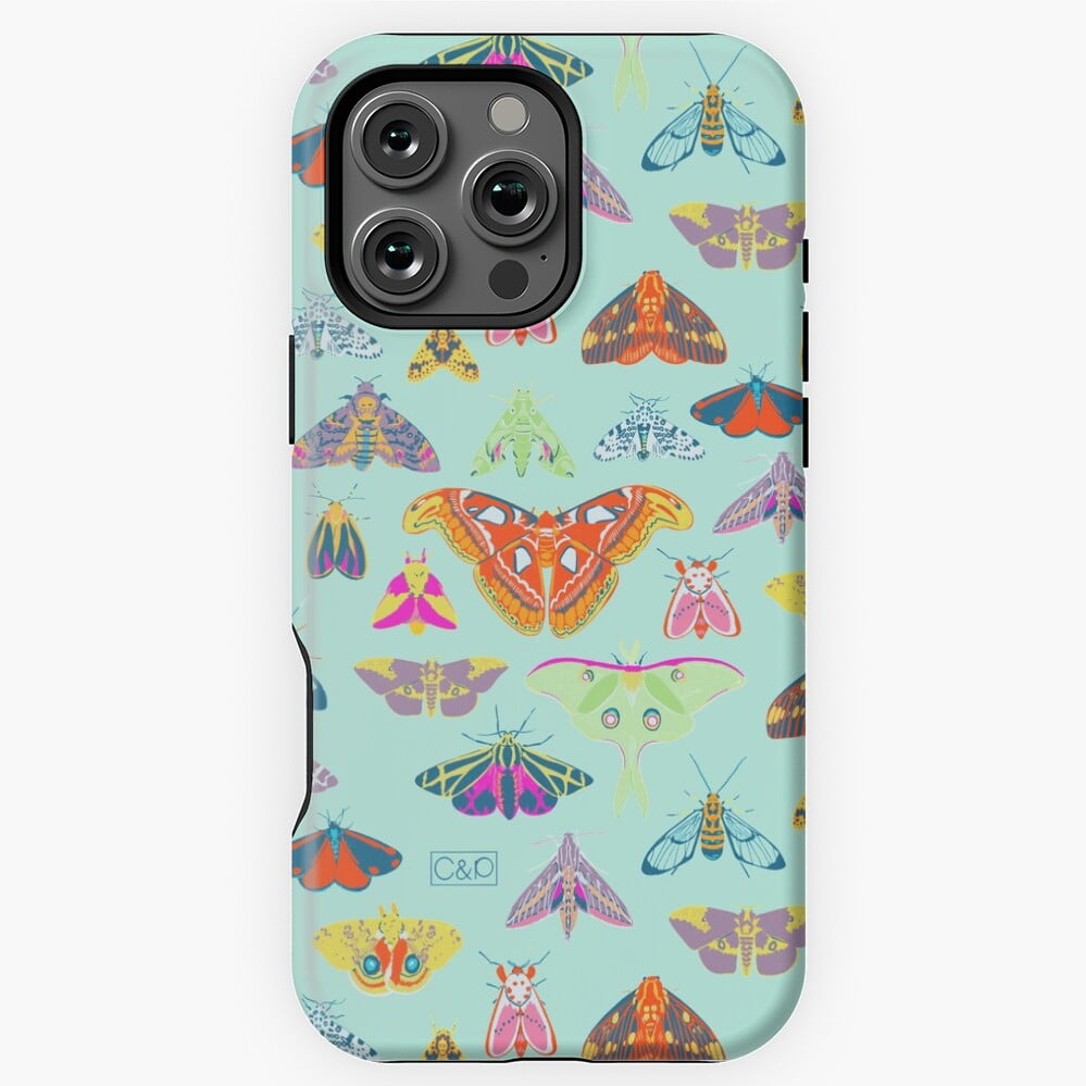 Lots of Lepidoptera Moths Butterfly Phone Case for iPhone 16 15 14 13 ...