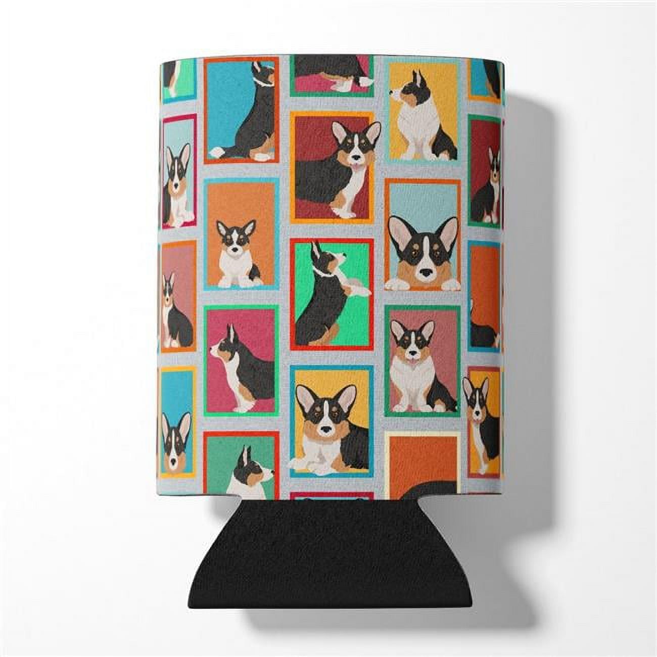 Lots of Tricolor Cardigan Corgi Can or Bottle Hugger 3 in x 5 in ...