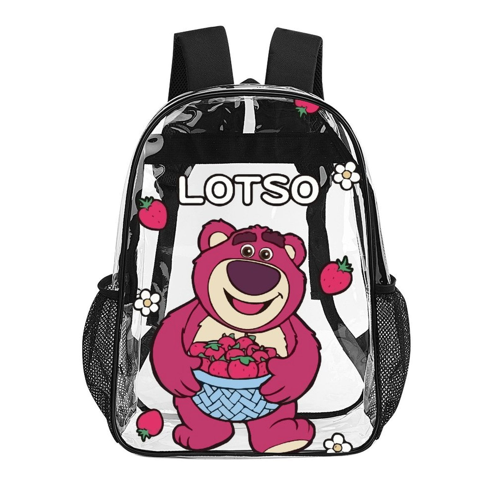 Lotso Backpack Transparent Bags Clear backpack Lotso Merch - Walmart.com