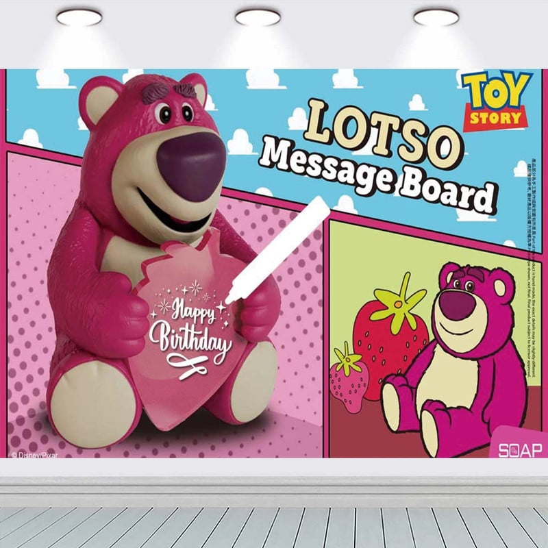 Lotso Bear Taspestry Poster Banner Backdrop Background Wall Decor Party ...