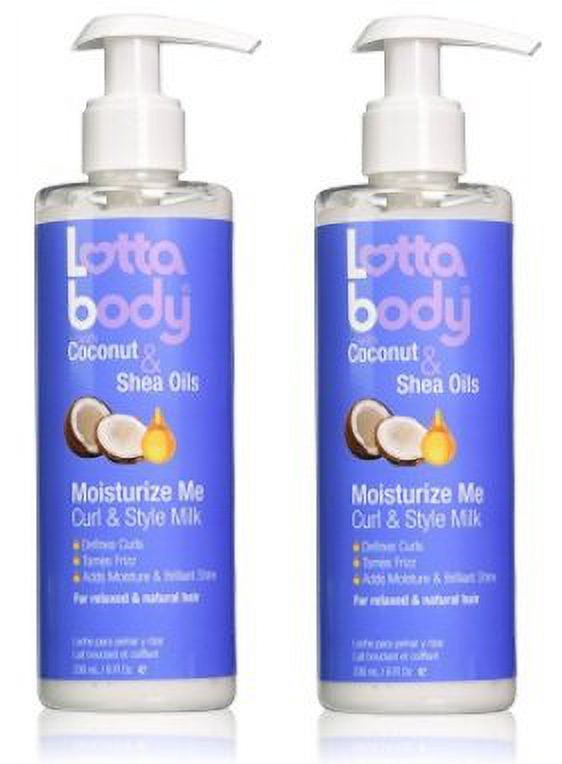 Lotta Body Coconut and Shea Oils Moisturize Me Curl and Style Milk, 8 ...