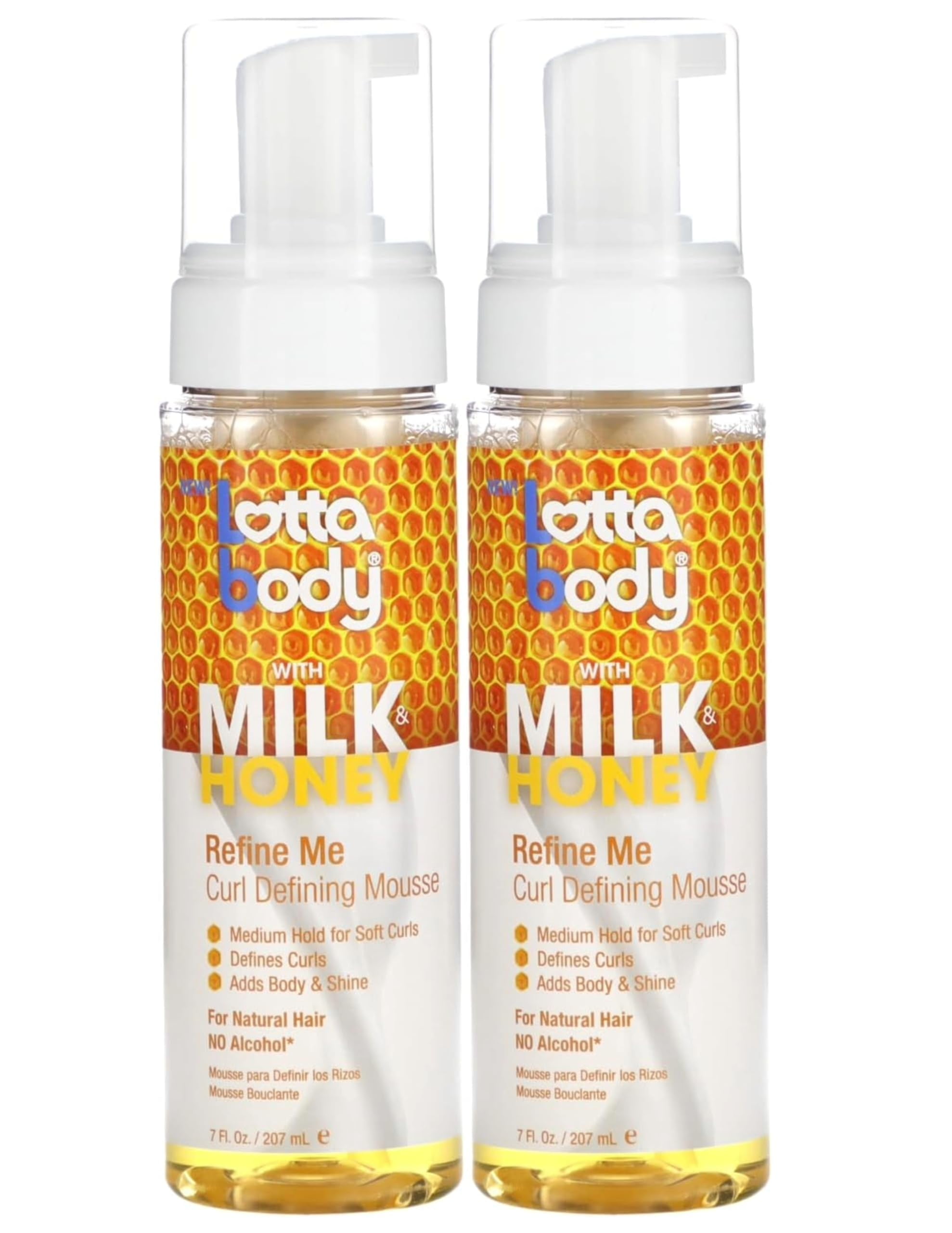 Lotta Body Mousse Curl Define Milk & Honey 7 Ounce Refine Me (207ml ...