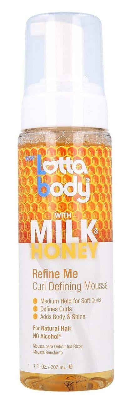 Lotta Body Mousse Curl Define Milk & Honey 7oz Refine Me (Pack of 3 ...