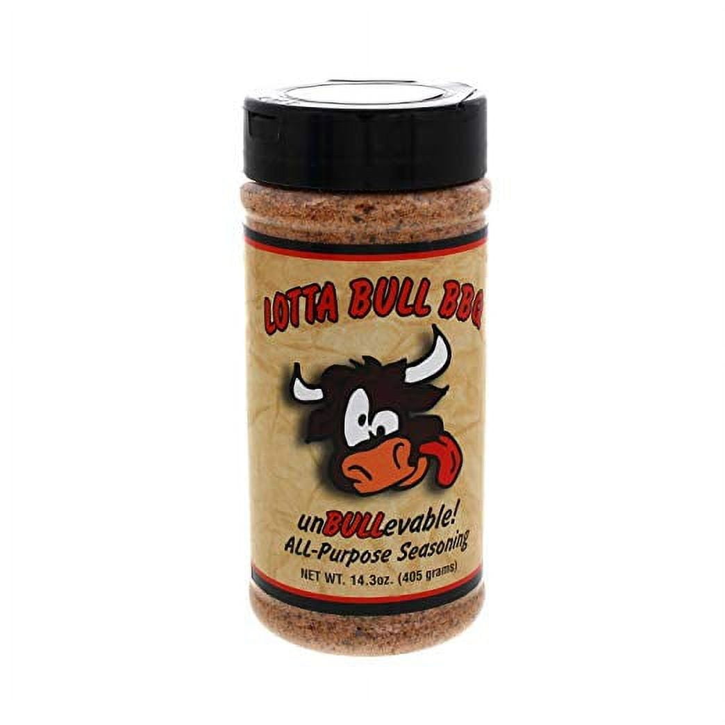 Lotta Bull BBQ UnBULLevable All-Purpose Seasoning Rub Award-Winning 13. ...